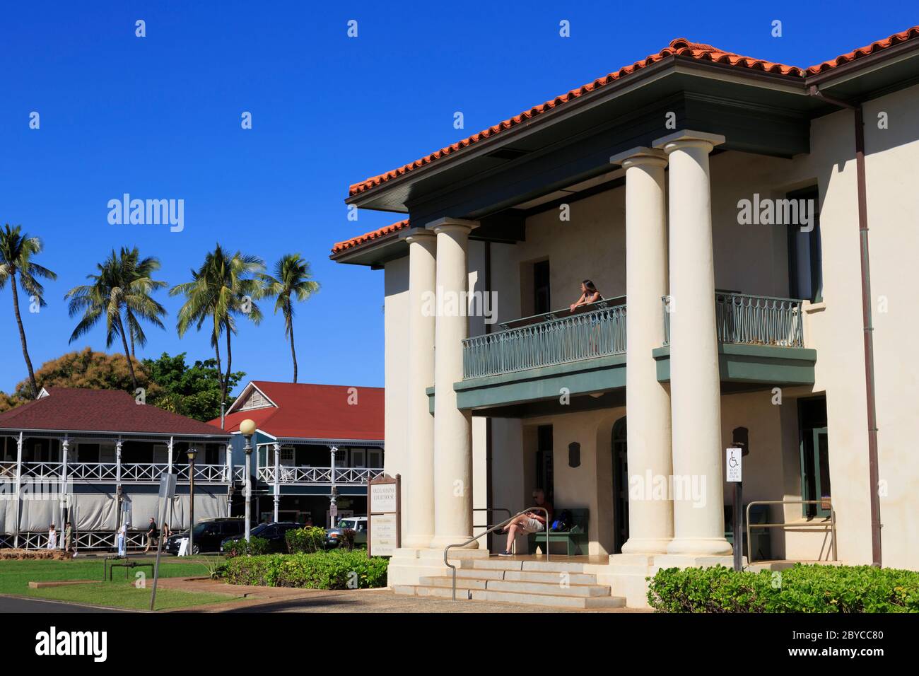 Old Courthouse, Lahaina, Maui Island, Hawaii, USA Stock Photo - Alamy