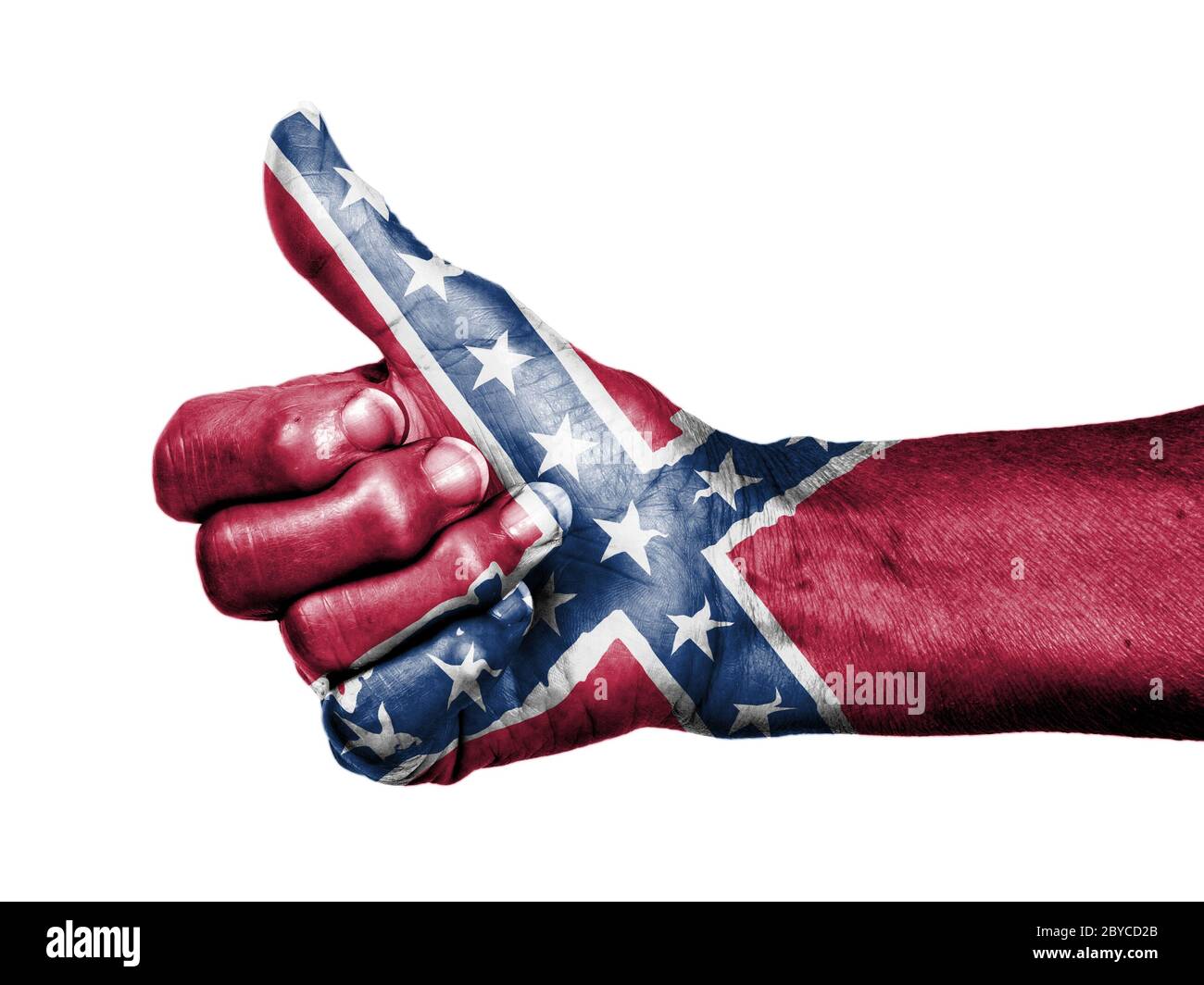 Thumbs up confederate flag hi-res stock photography and images - Alamy