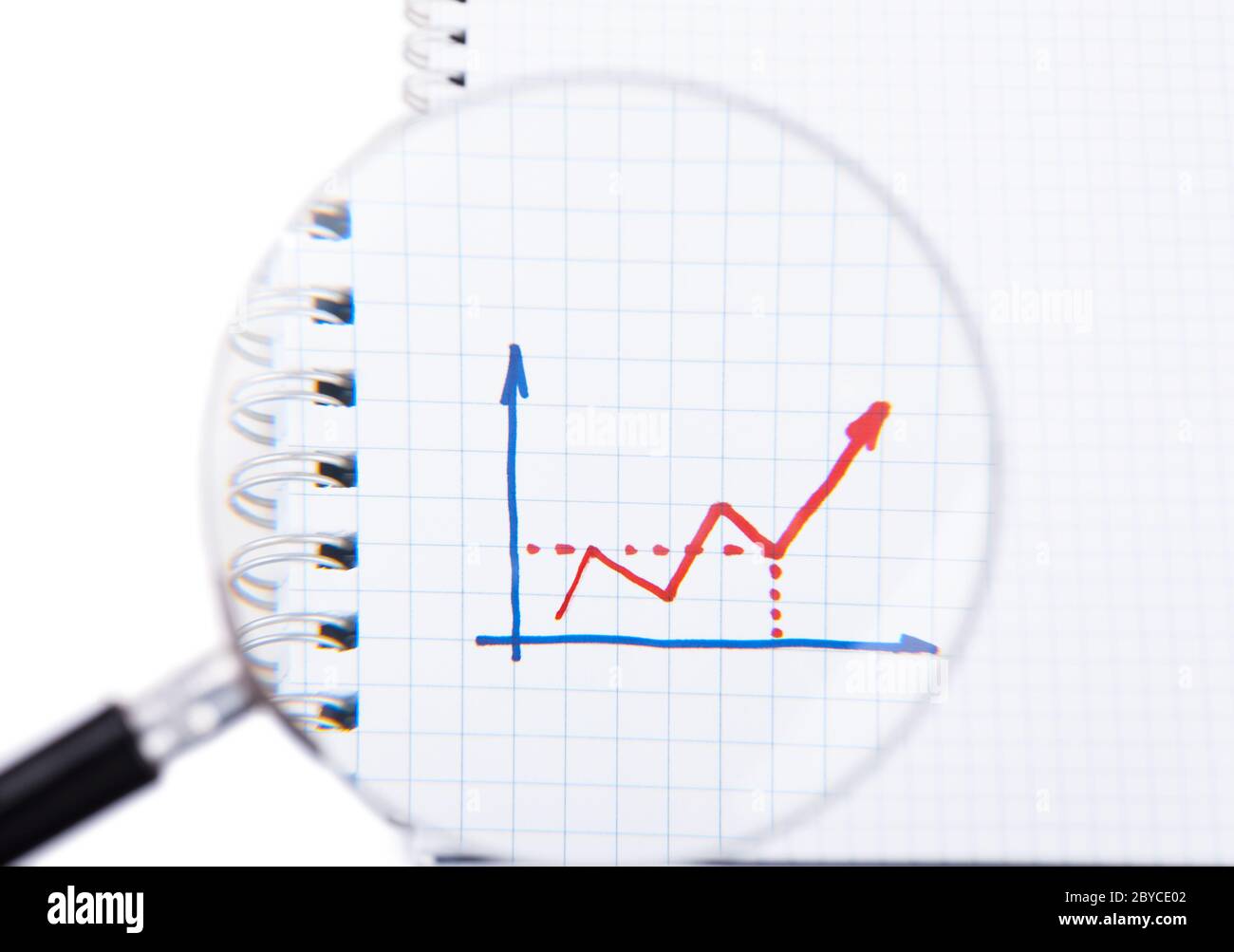 Hand drawing chart Stock Photo - Alamy