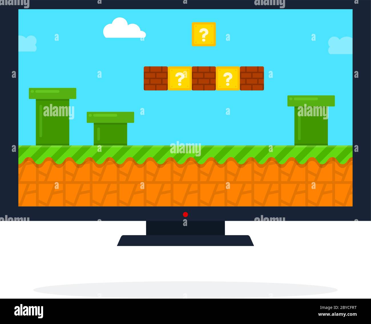 Game control panel Stock Vector Images - Alamy