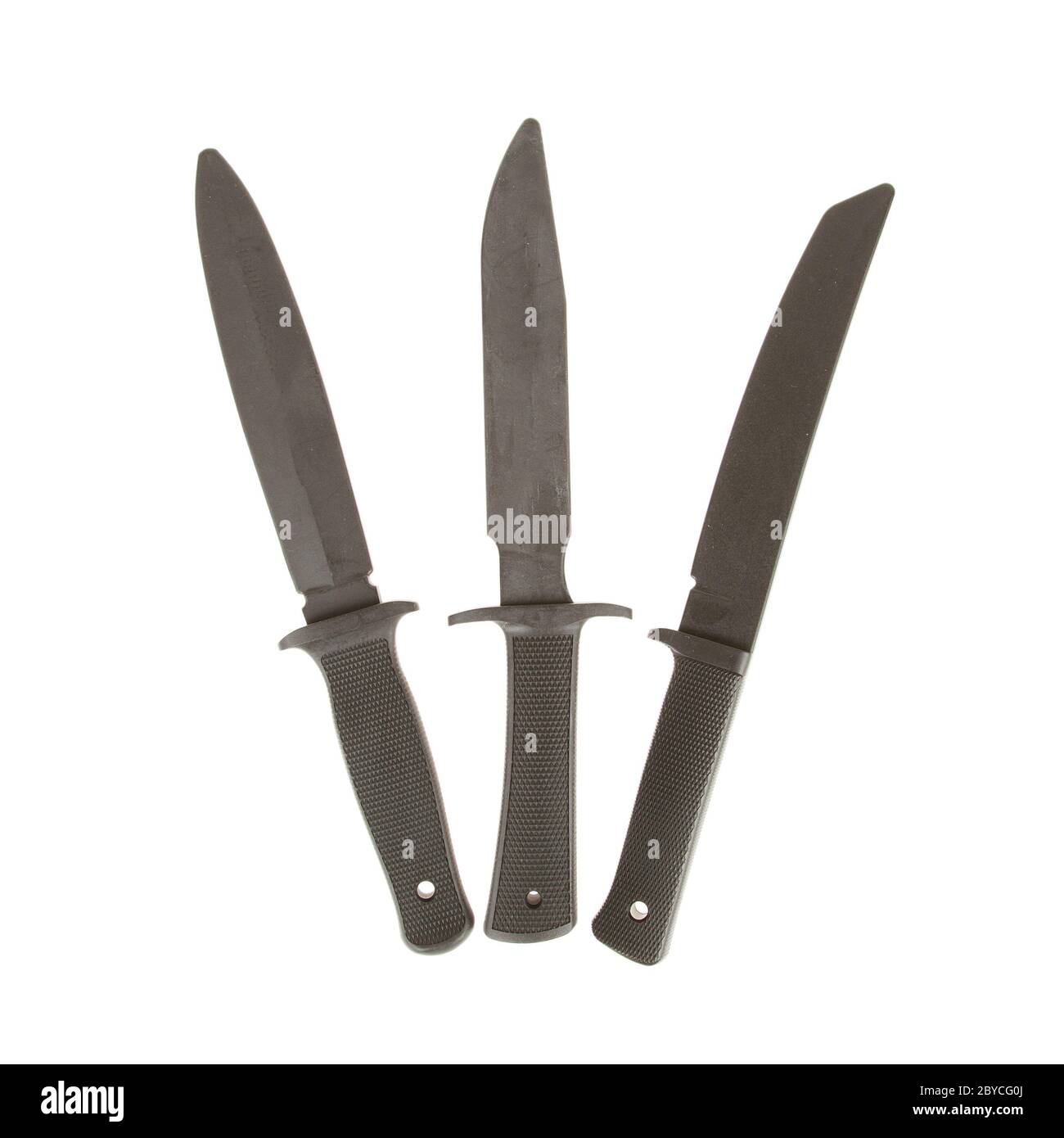 Rubber training knife isolated Stock Photo - Alamy