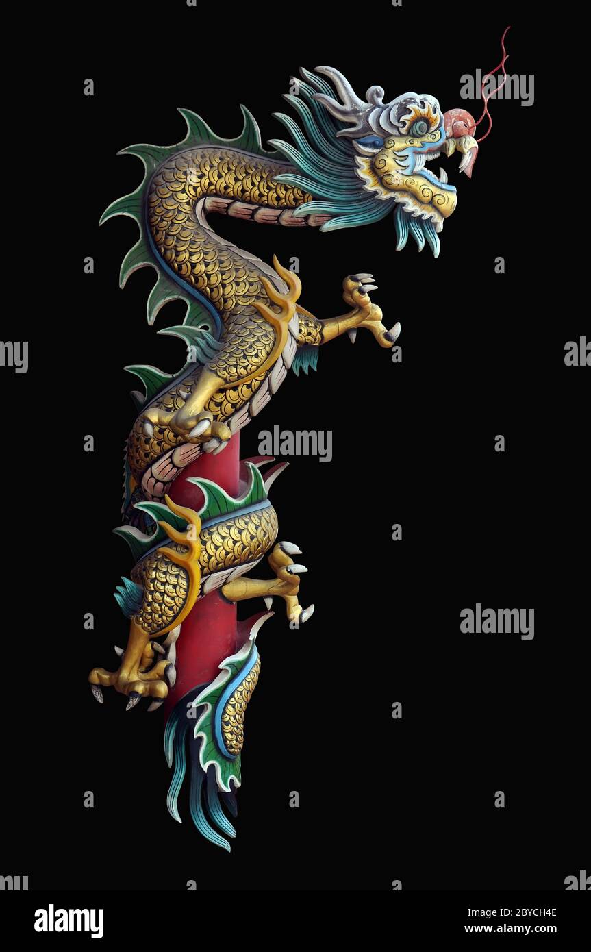 Chinese dragon statue hi-res stock photography and images - Alamy