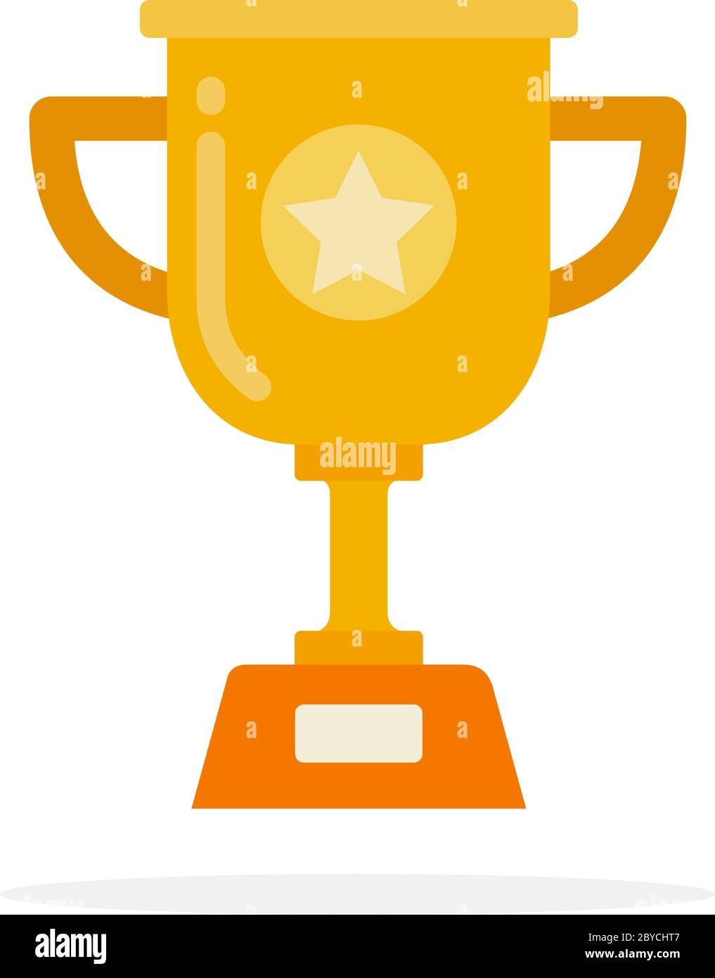 Gold cup vector flat isolated Stock Vector Image & Art - Alamy