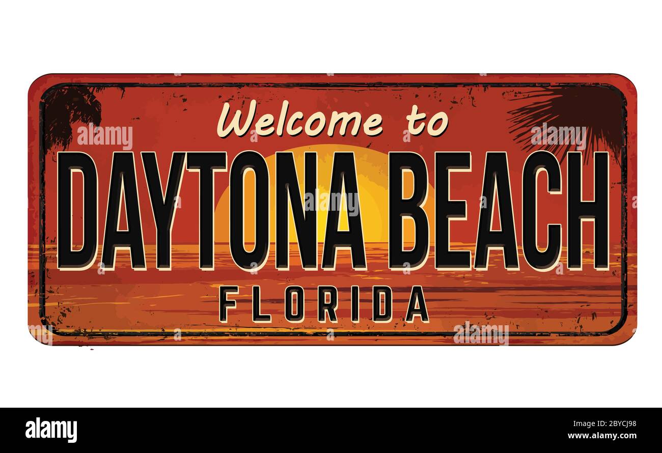 Daytona poster Stock Vector Images - Alamy