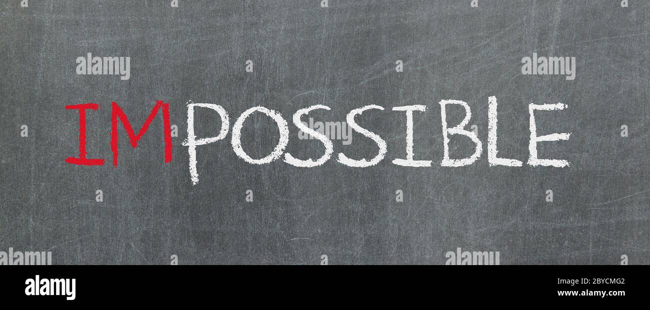 Possible and impossible Stock Photo - Alamy