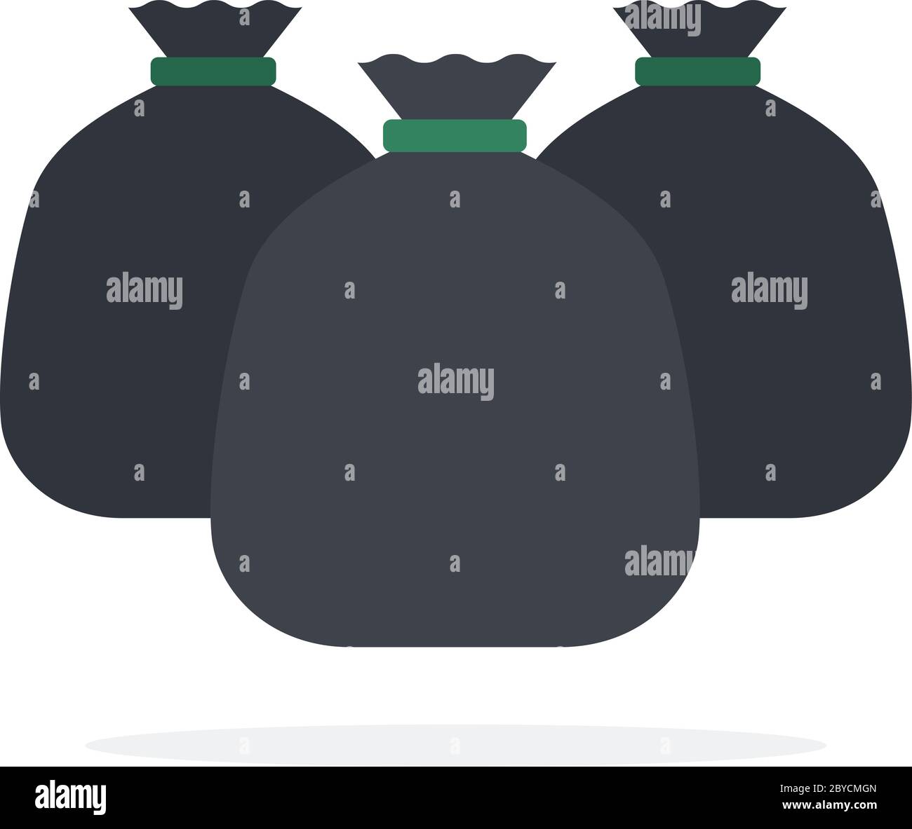 Trash garbage refuse bags Stock Vector Images - Alamy