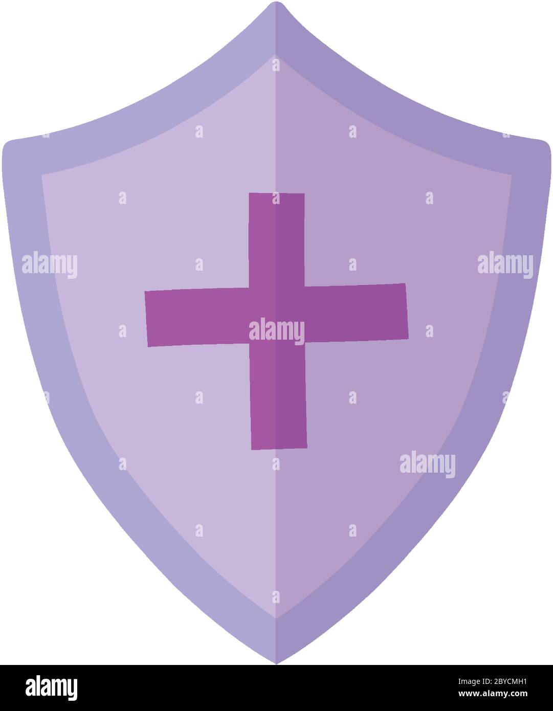 medical shield protection cross health care isolated design icon vector ...