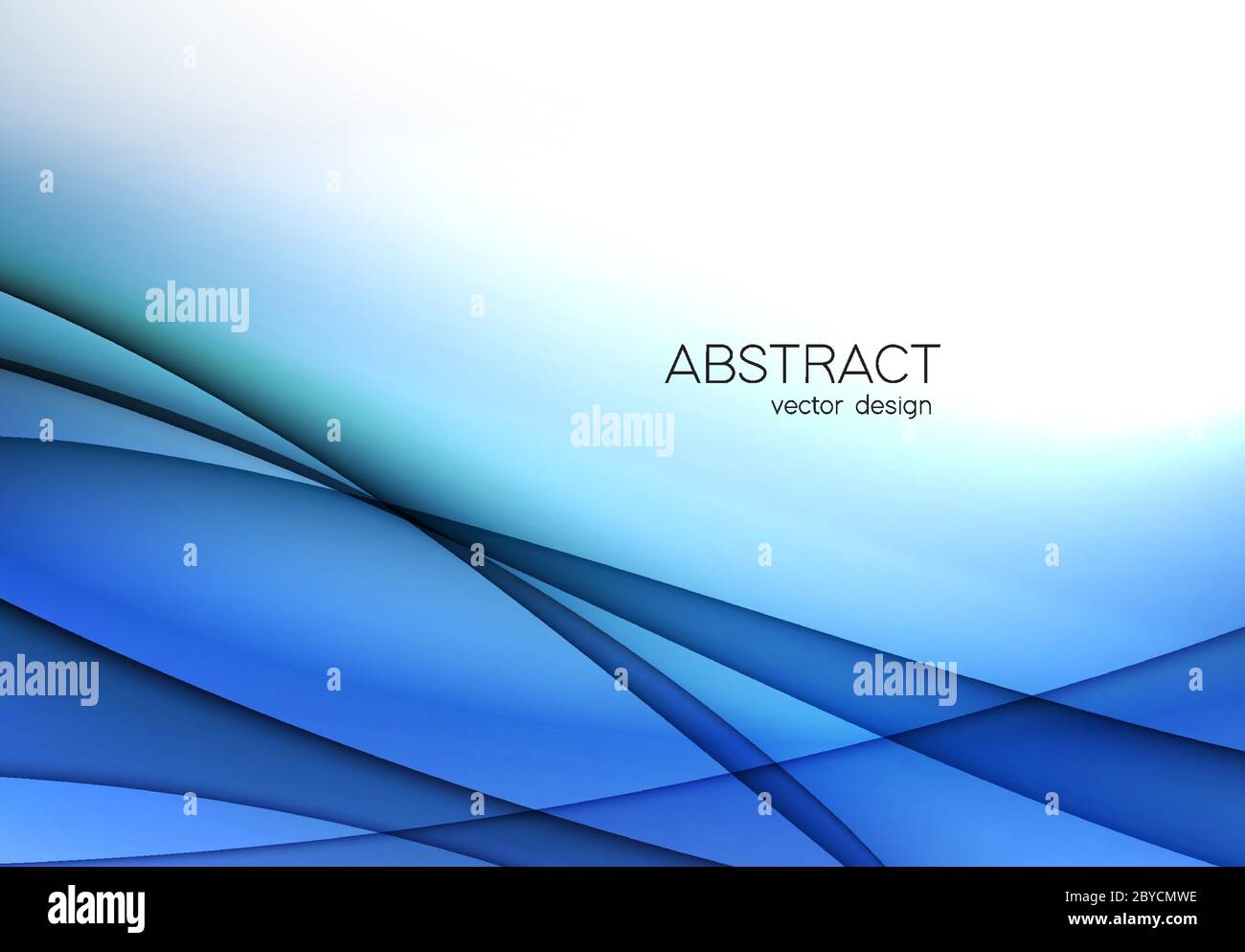 Abstract colorful vector background, color wave for design brochure ...