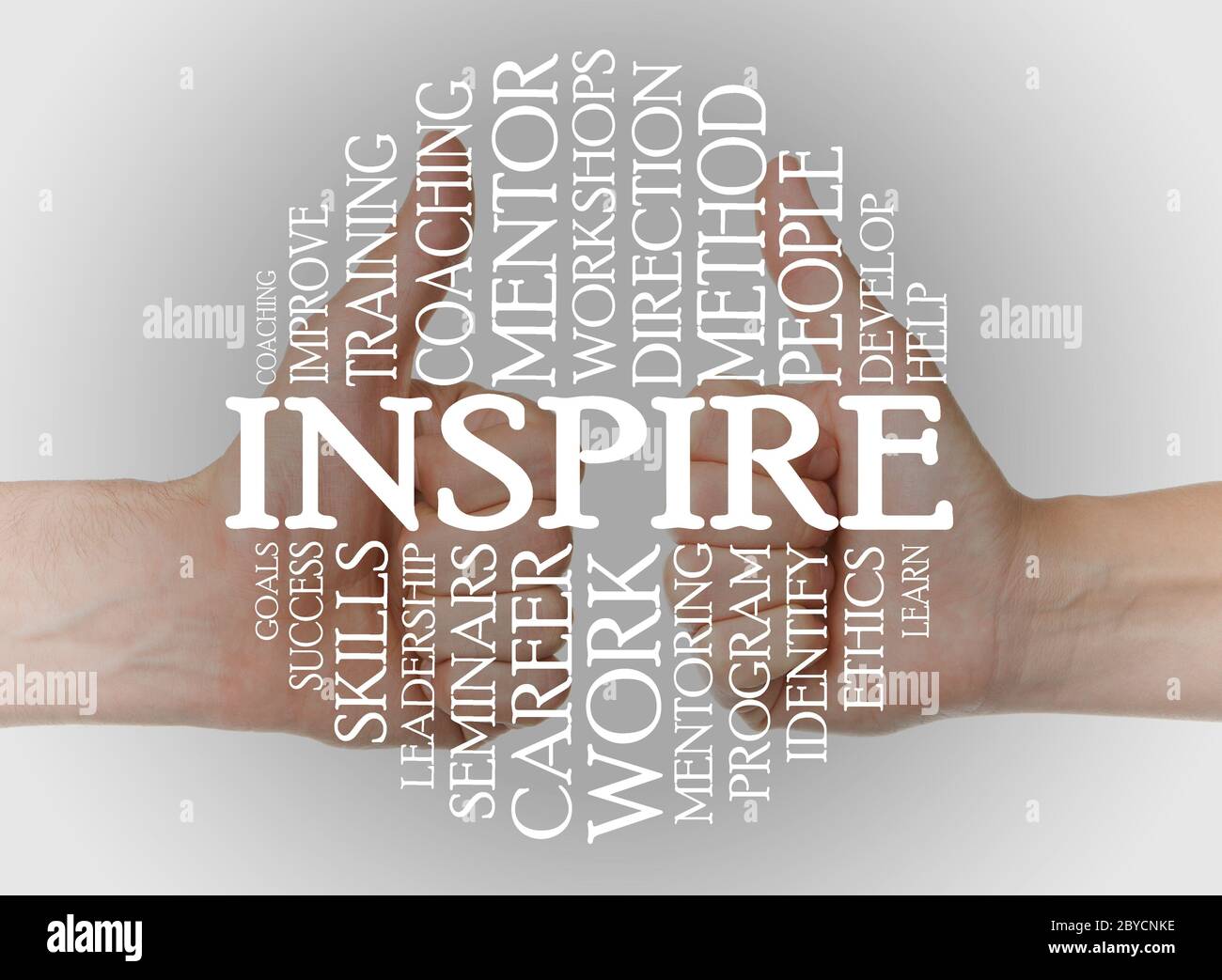Inspire cloud concept Stock Photo - Alamy