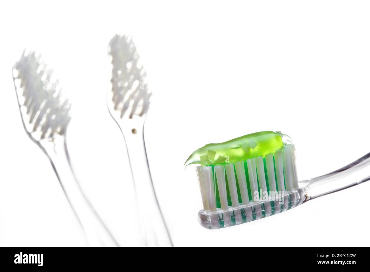 Toothbrush with paste Stock Photo - Alamy