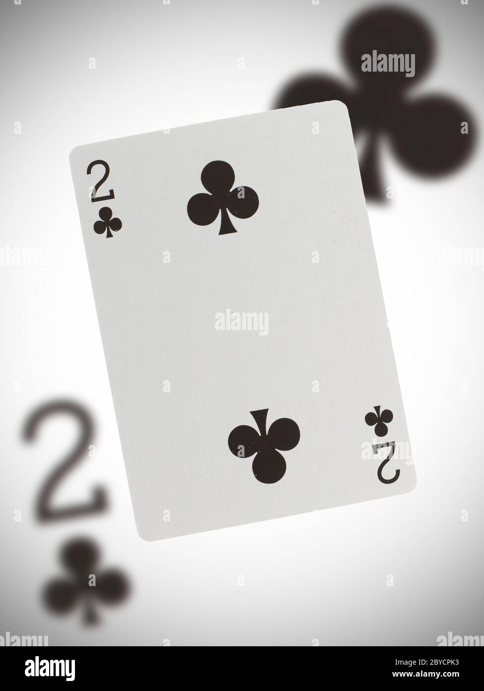 Playing card, two Stock Photo - Alamy