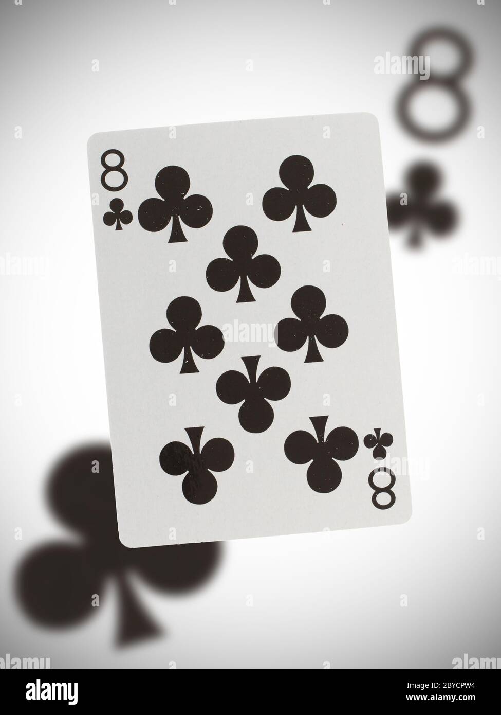 Playing card, eight Stock Photo - Alamy