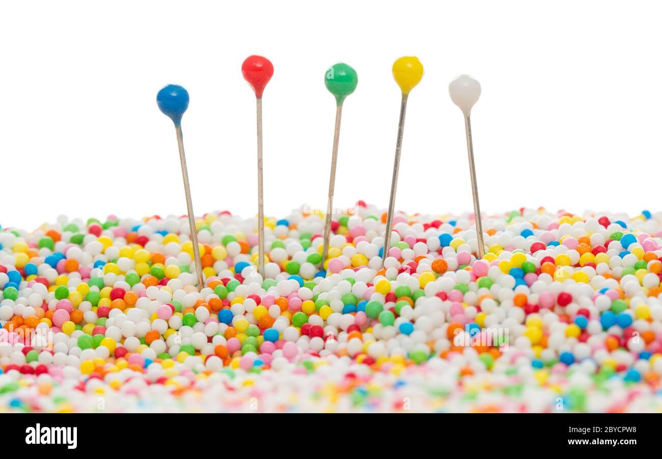 Rainbow pincushion hi-res stock photography and images - Alamy