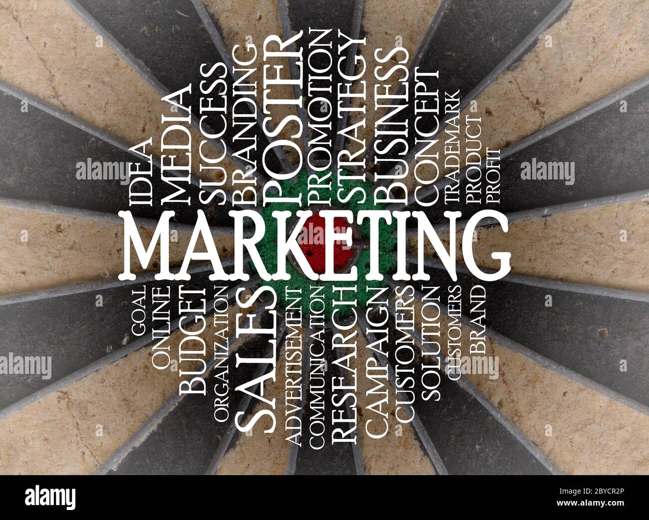 Marketing word cloud Stock Photo - Alamy