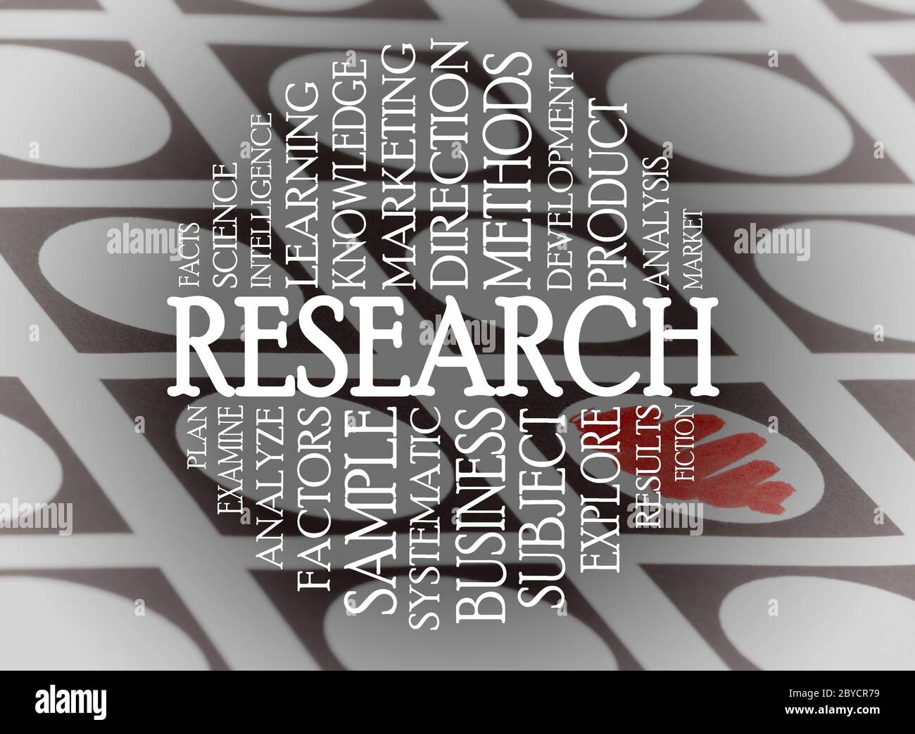 Research cloud concept Stock Photo - Alamy