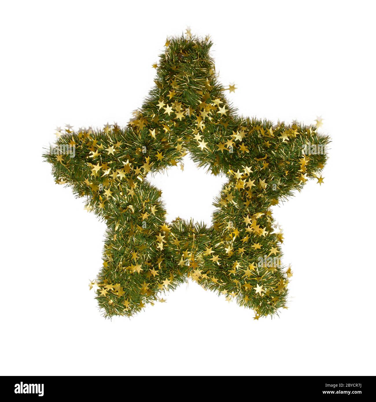Christmas star ornament isolated Stock Photo - Alamy