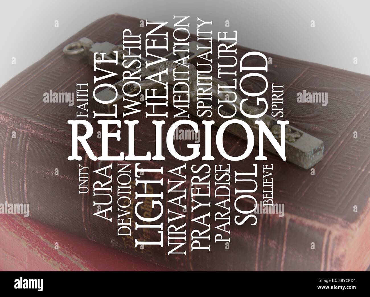 Religion word cloud Stock Photo - Alamy