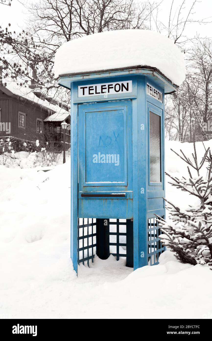 Phone booth sweden hi-res stock photography and images - Alamy