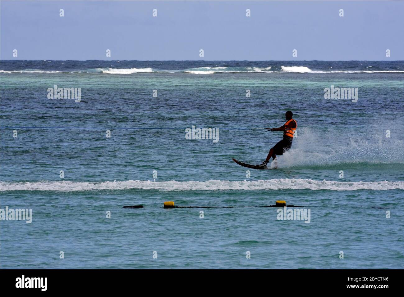 skiing in the ocean Stock Photo - Alamy