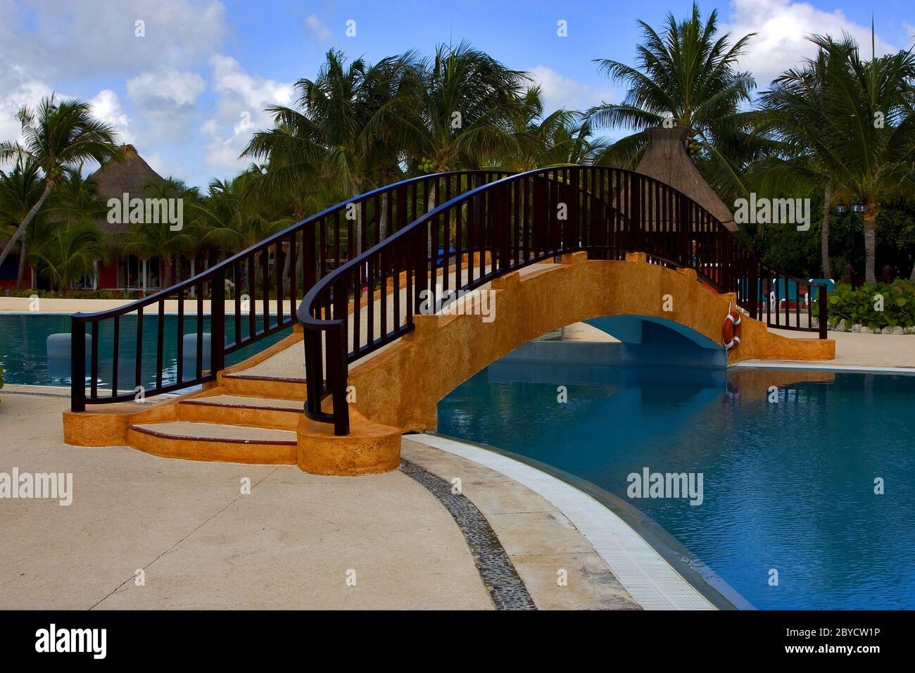 mexico relax near the caribbean beach Stock Photo - Alamy