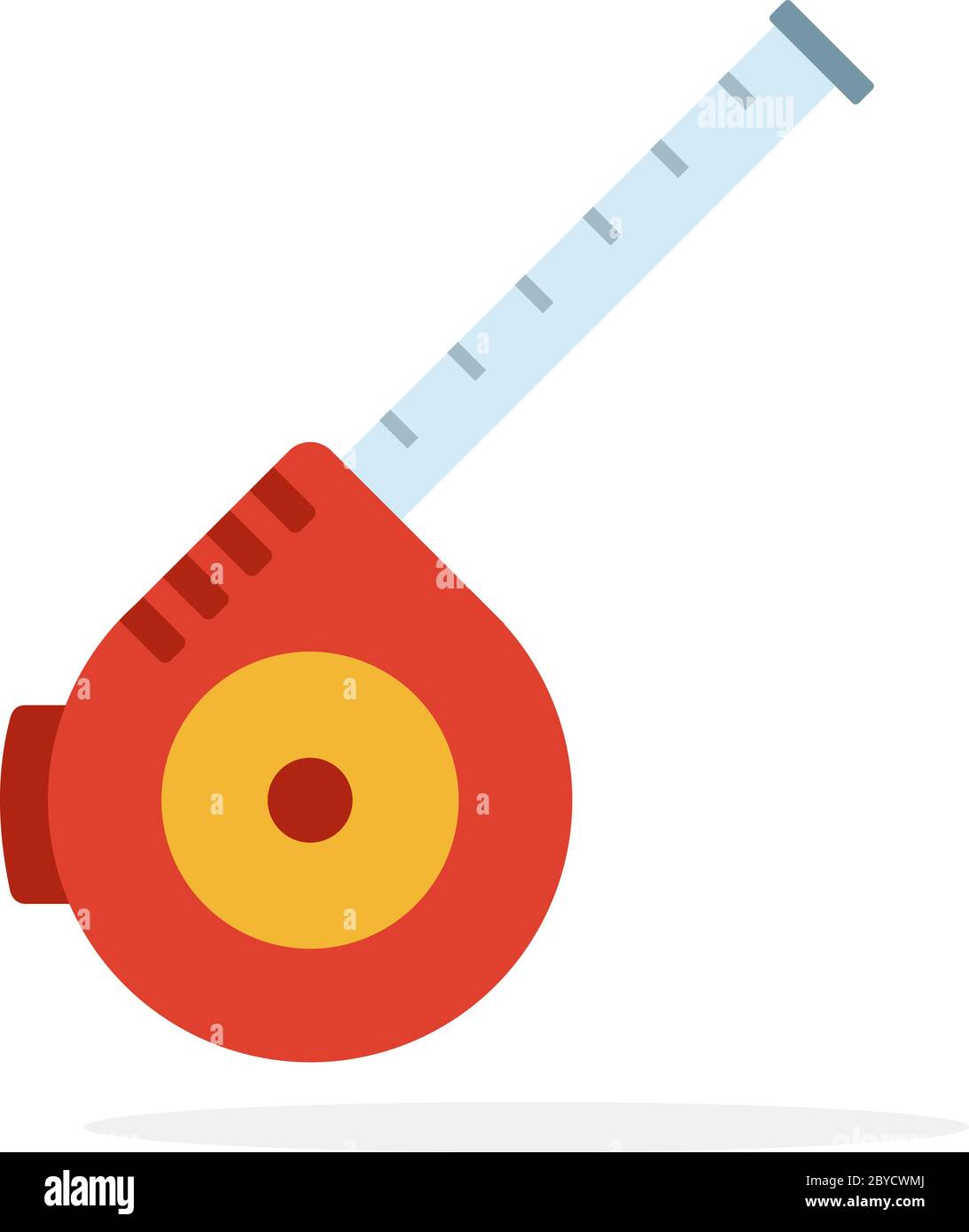 Measuring tape vector icon flat isolated Stock Vector Image & Art - Alamy