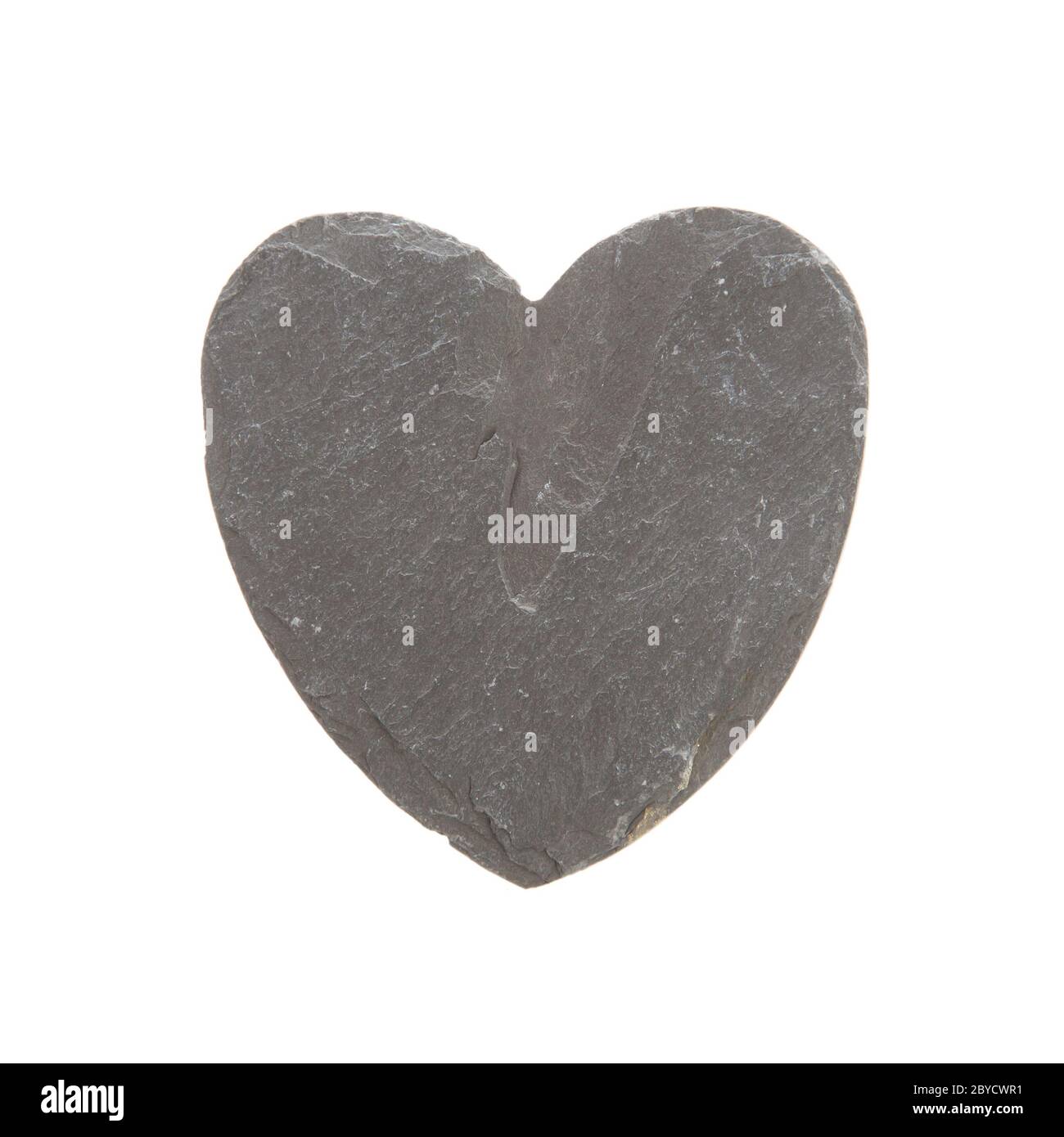 Heart shaped piece of slate Stock Photo - Alamy