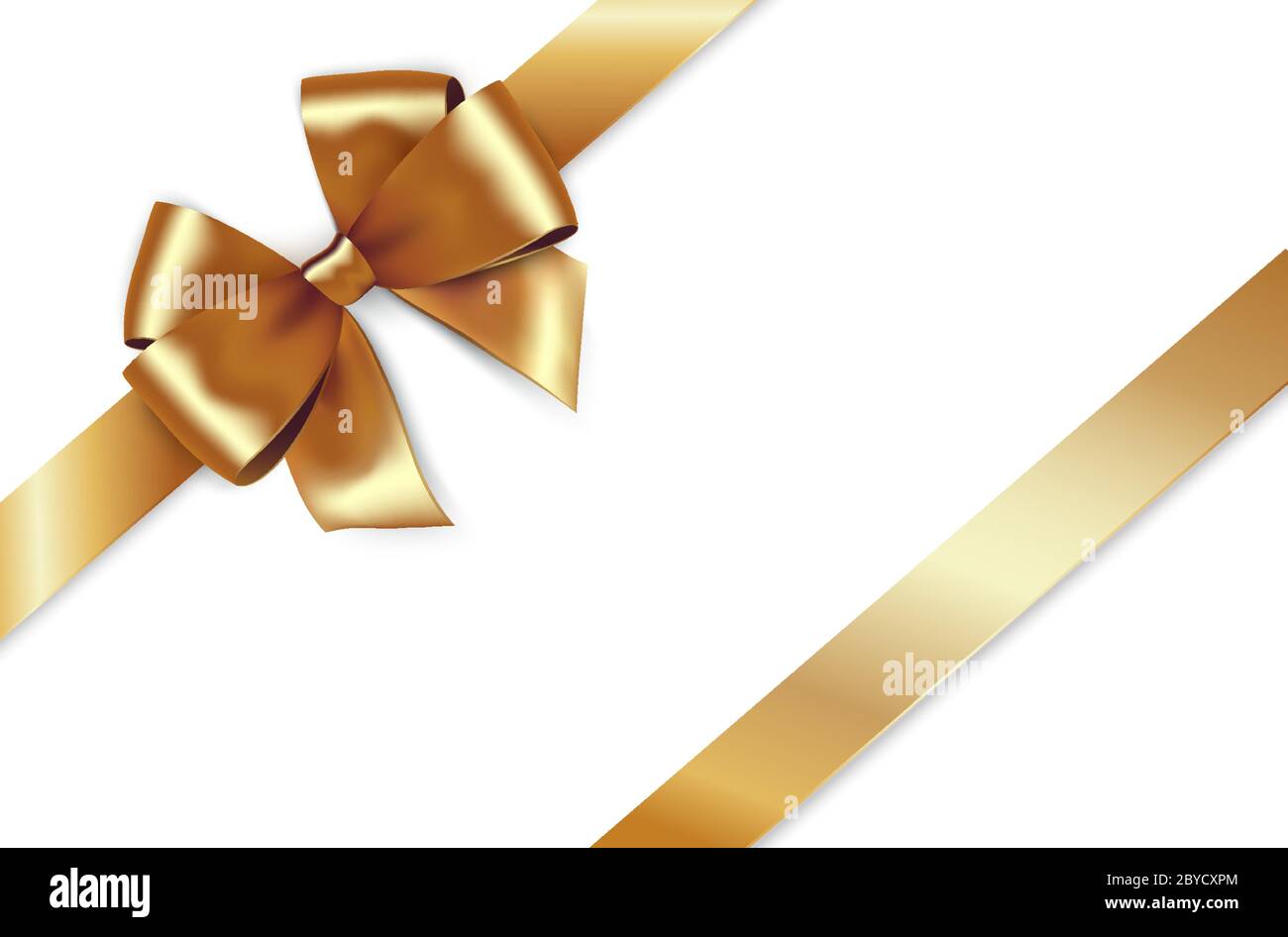 Gold satin ribbon texture hi-res stock photography and images - Alamy