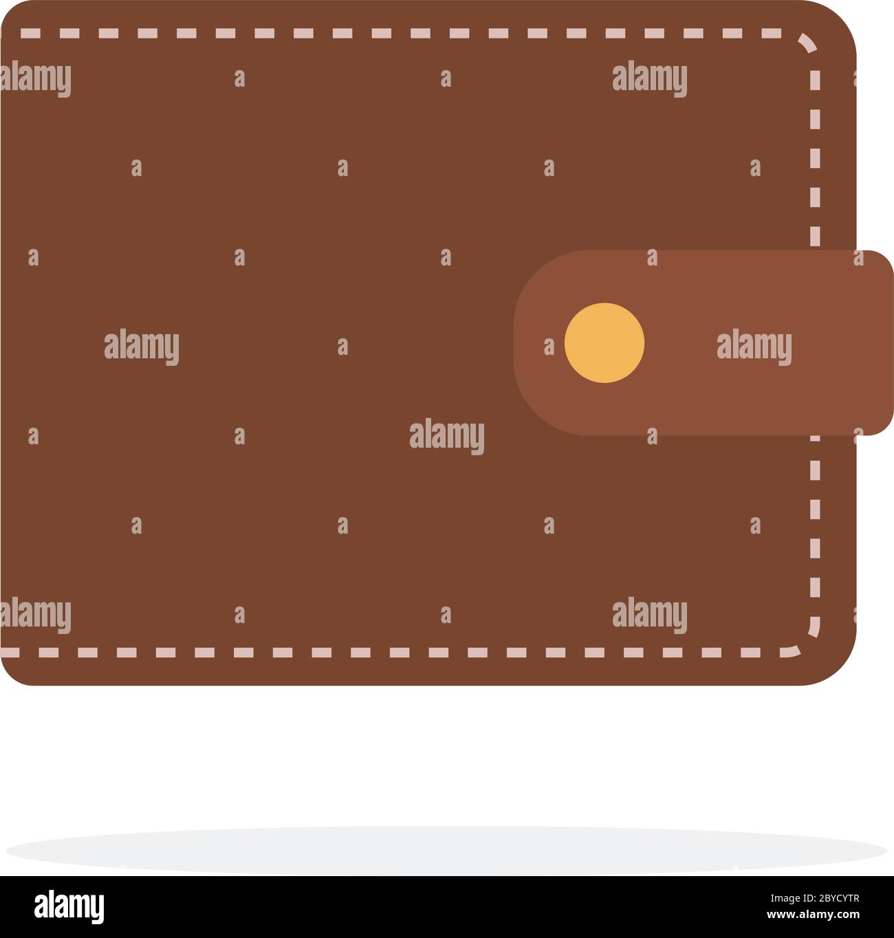 Men's leather wallet vector flat isolated Stock Vector Image & Art - Alamy