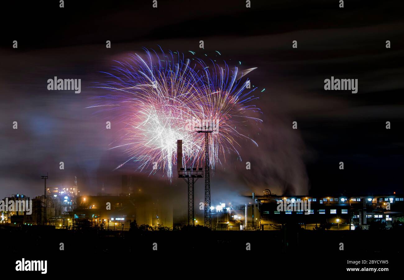 Long Exposure Fireworks High Resolution Stock Photography and Images ...