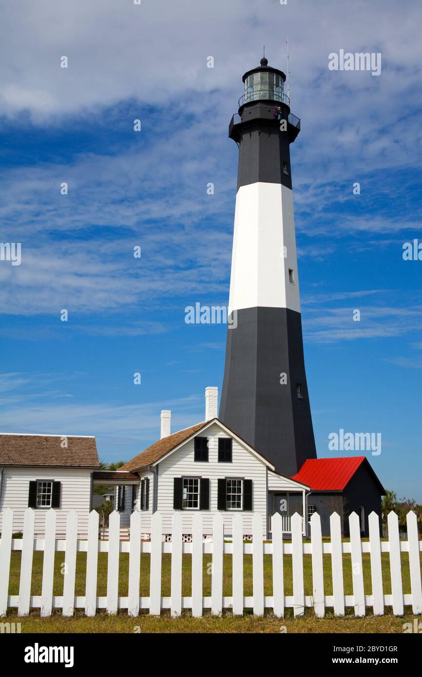 Tybee Island Lighthouse, Savannah, Georgia, USA Stock Photo - Alamy