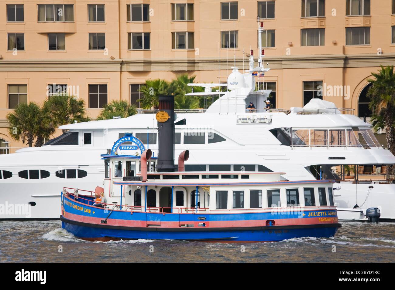 Tour Boat, Savannah, Georgia, USA Stock Photo - Alamy