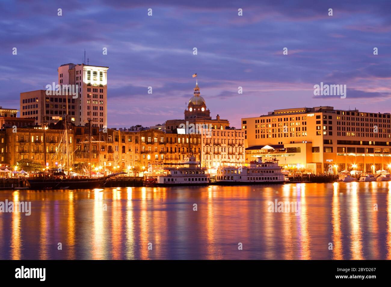 Usa savannah georgia river hi-res stock photography and images - Alamy