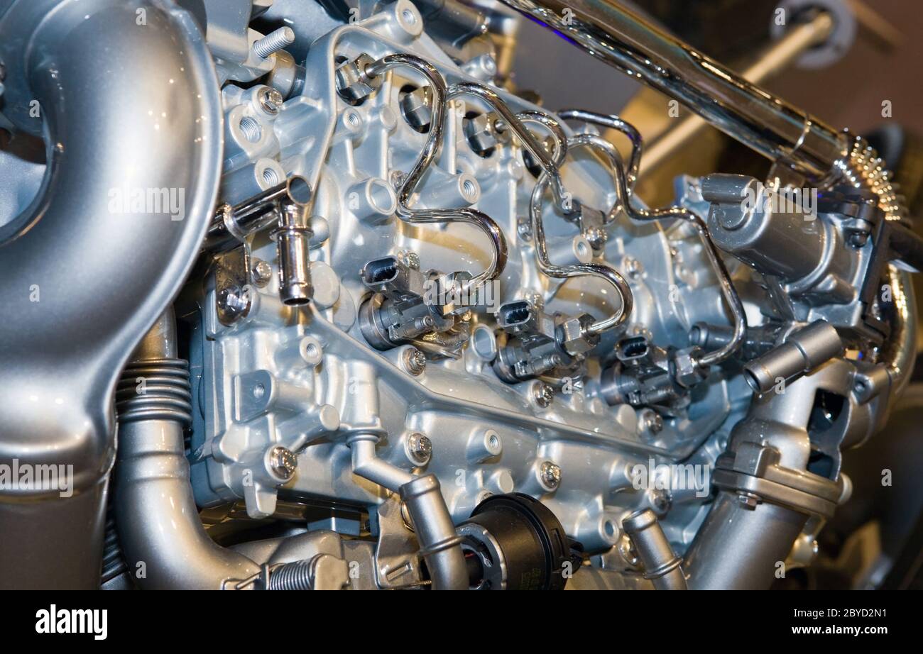 Details, elements of engine Stock Photo - Alamy