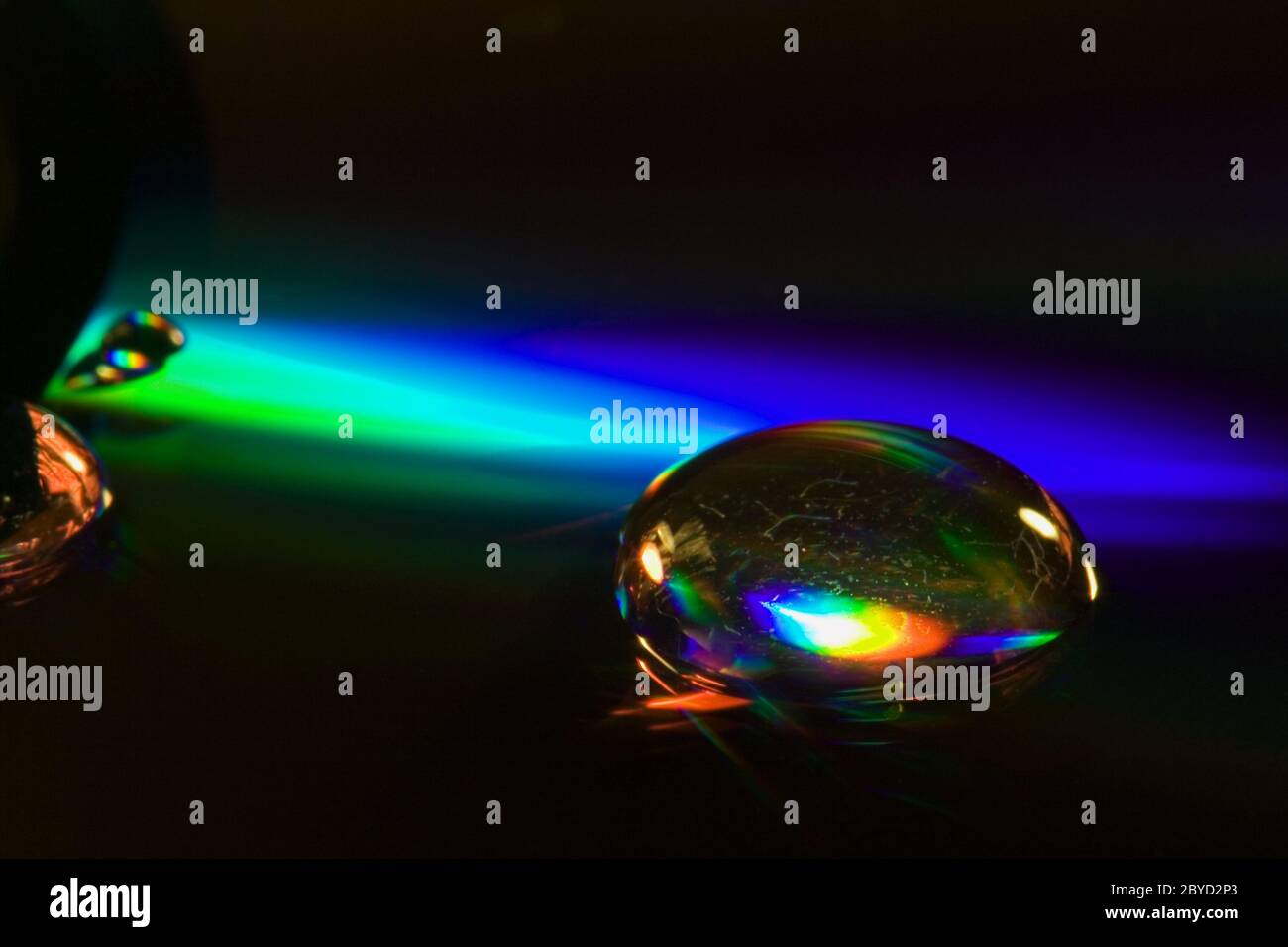 abstract rainbow drop Stock Photo - Alamy
