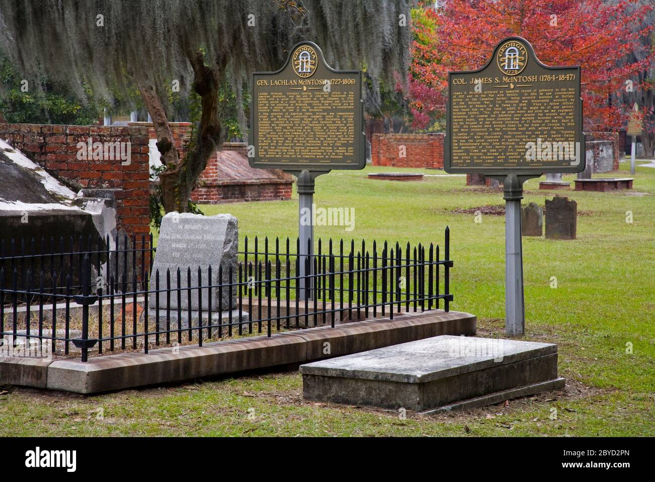 Colonial Park Cemetery, Savannah, Georgia, USA Stock Photo - Alamy