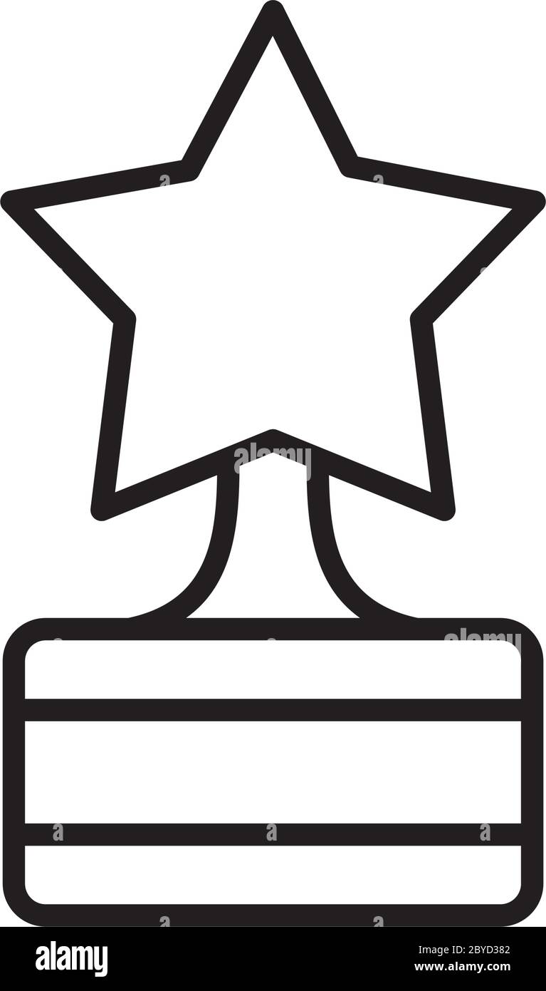 All Star Trophy Clipart