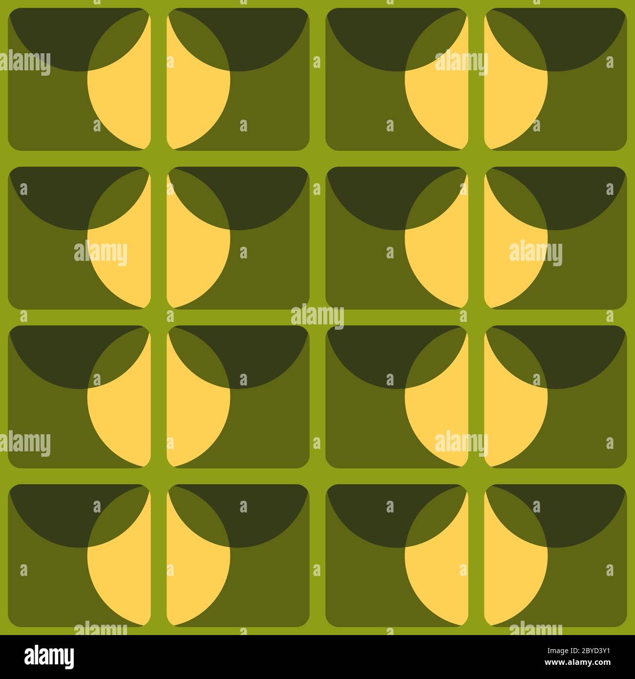 Simple abstract geometric design. Rounded repeated pattern for textile ...