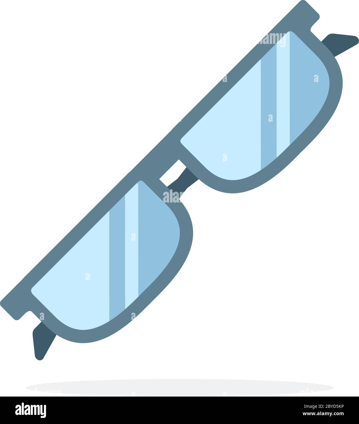 Vector flat frame glasses Stock Vector Images - Alamy