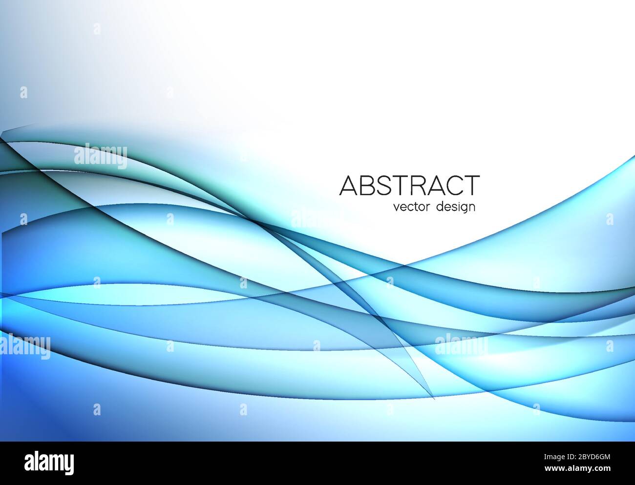 Abstract colorful vector background, color wave for design brochure ...