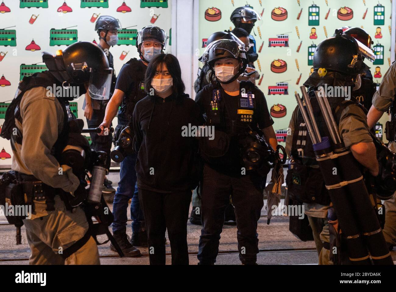 Year anniversary of anti extradition bill movement hi-res stock ...