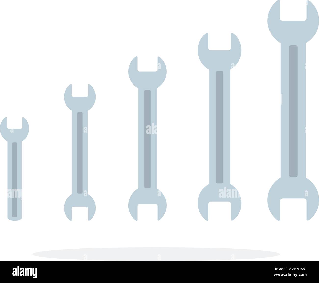 Sizes of spanners Stock Vector Images - Alamy