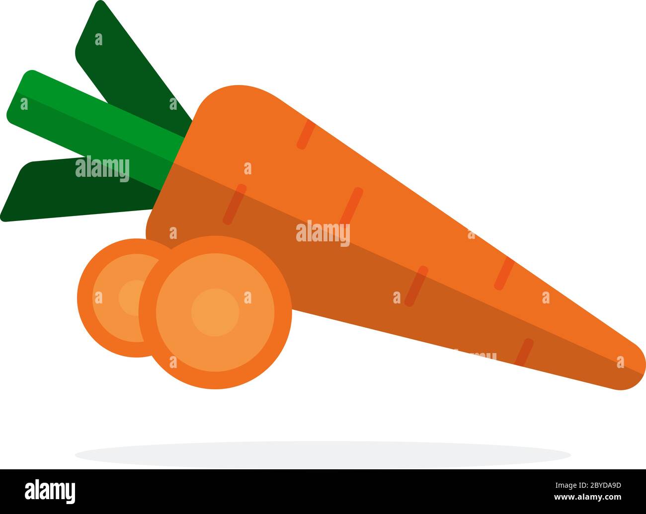 Round flat slices color Cut Out Stock Images & Pictures - Alamy