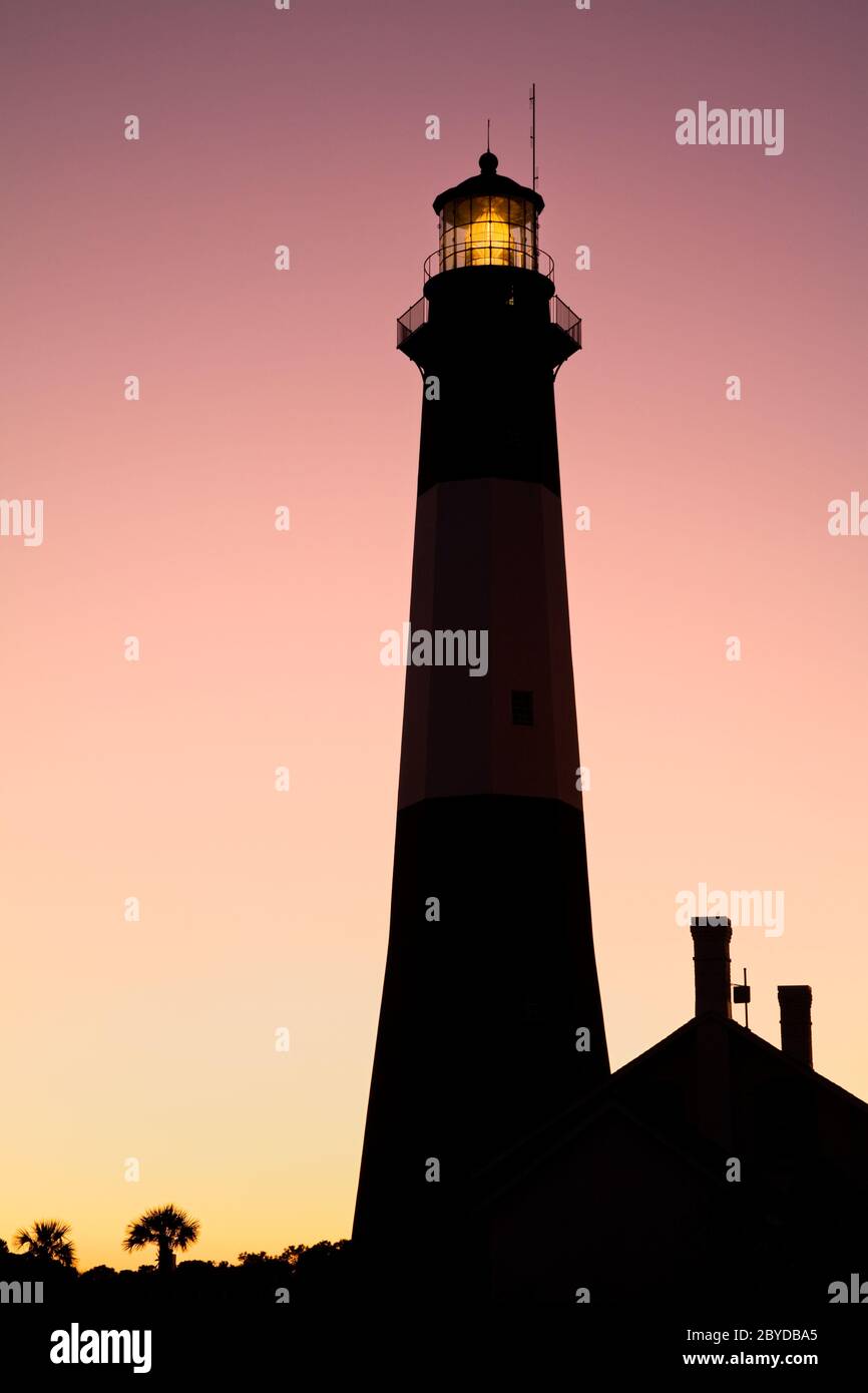 Tybee Island Lighthouse, Savannah, Georgia, USA Stock Photo - Alamy