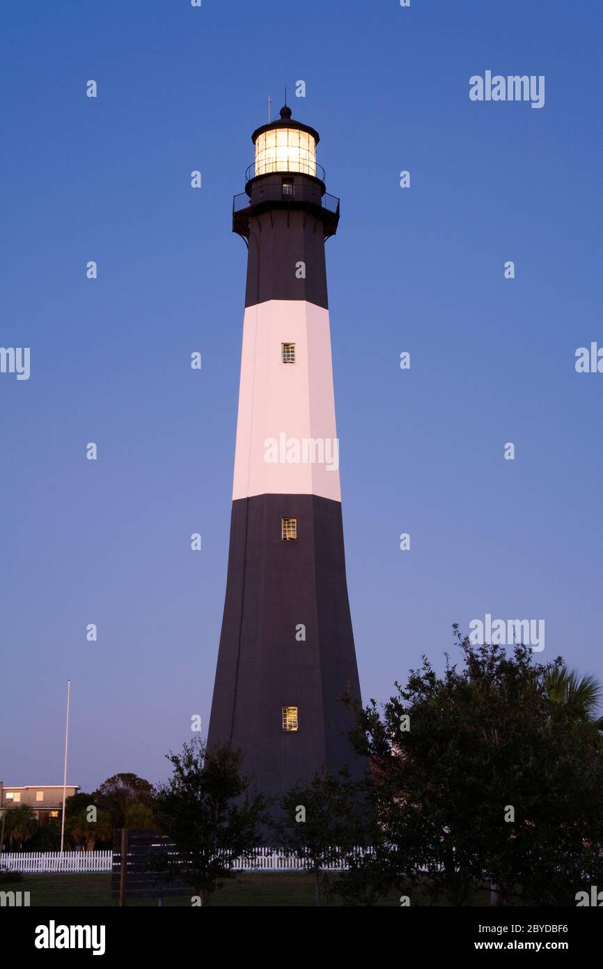 Tybee Island Lighthouse, Savannah, Georgia, USA Stock Photo - Alamy