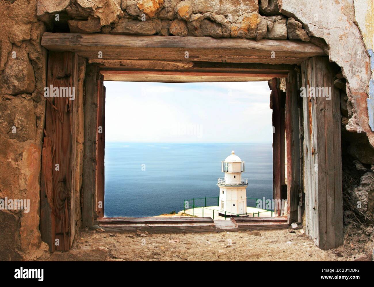 Seaside lighthouse frame hi-res stock photography and images - Alamy