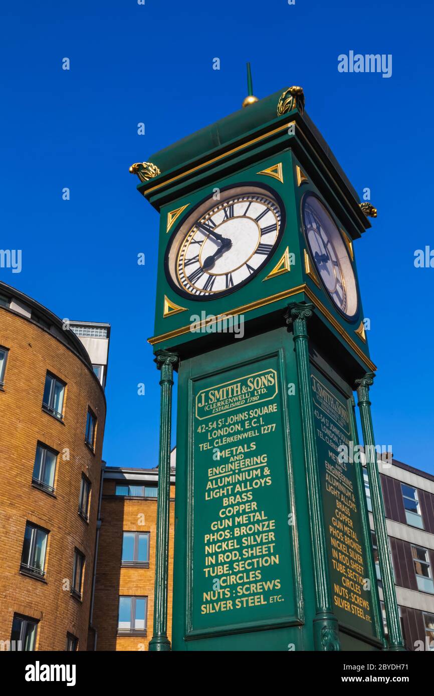 England, London, Islington, The Angel Clock Tower Stock Photo - Alamy