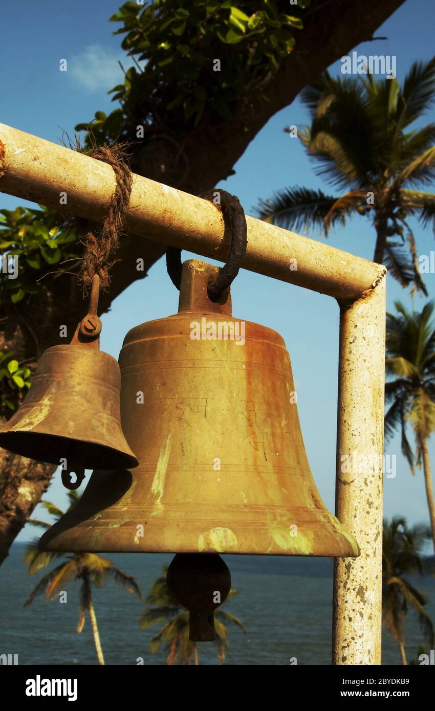 Bell on the sea coast Stock Photo - Alamy