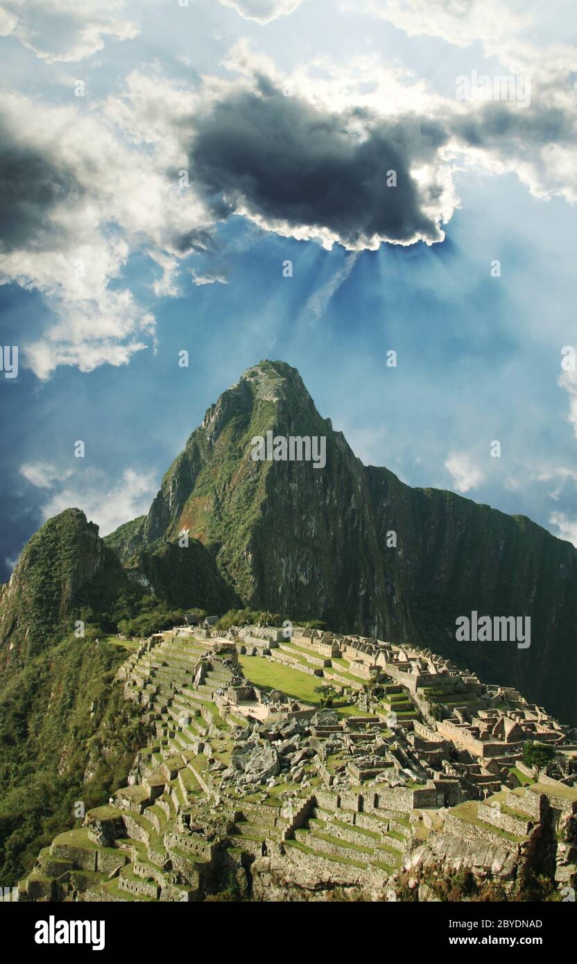 Machu-Picchu city in Peru Stock Photo - Alamy