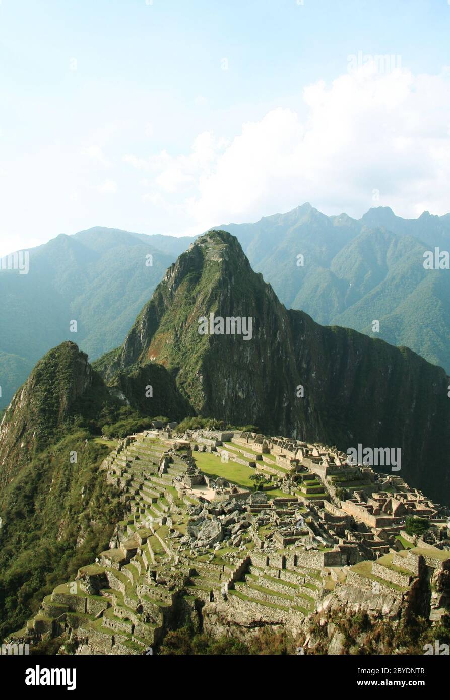 Incas city Machu-Picchu in Peru Stock Photo - Alamy