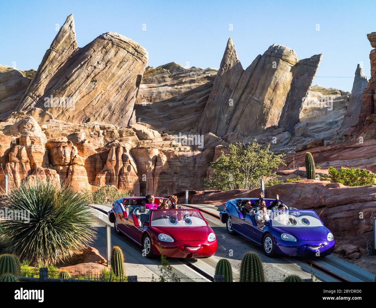 ANAHEIM, CALIFORNIA - December 2nd, 2016 - Radiator Springs Racers in ...